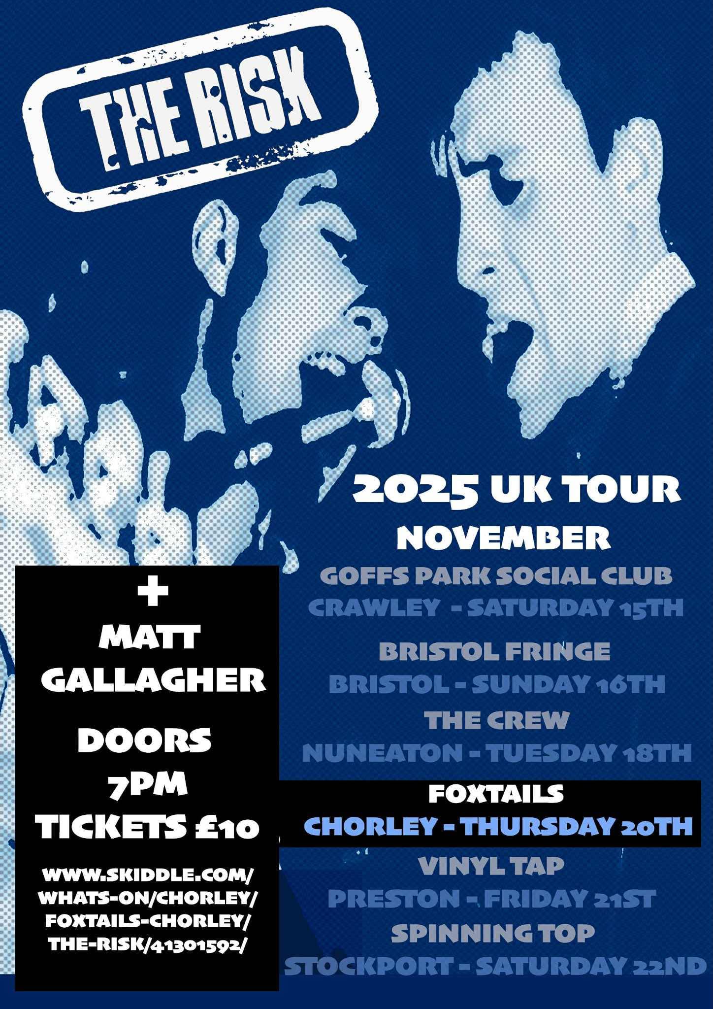 Matt Gallagher Thursday 20th November - Foxtails Bar and Music Club Chorley